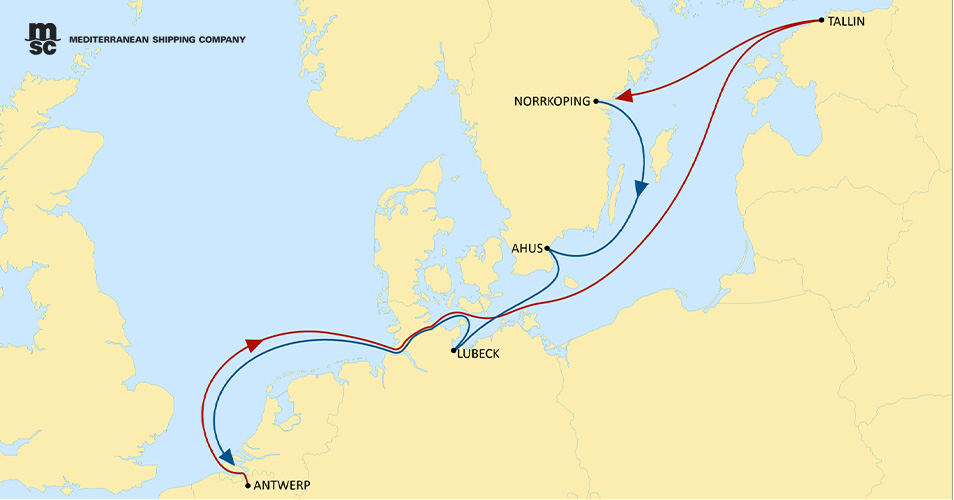Ny linje för containertrafik till och från Norrköpings Hamn ...