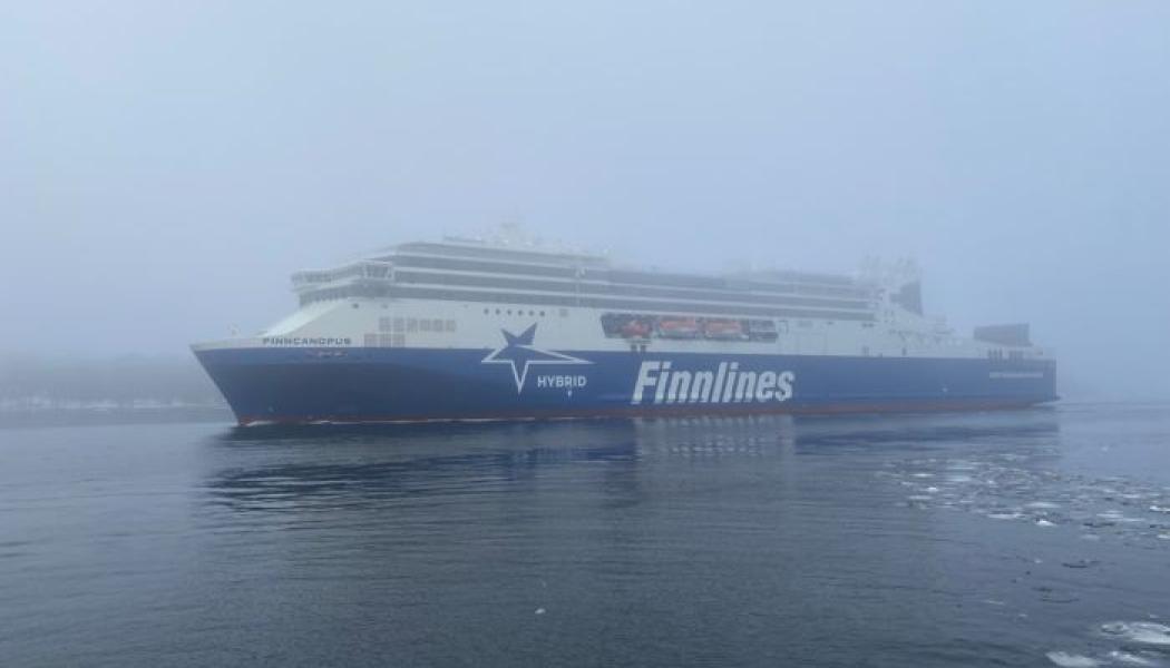 Premiär för Finnlines andra nya fartyg M/S Finncanopus ...