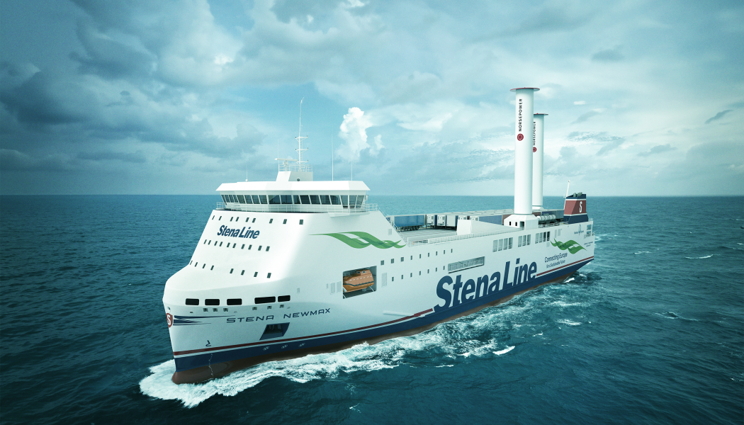Stena Line installerar rotorsegel på nytt metanoldrivet fartyg | TRANSPORTochLOGISTIK.se