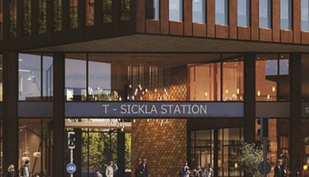 Nu byggs det för fullt för tunnelbanan till Sickla ...